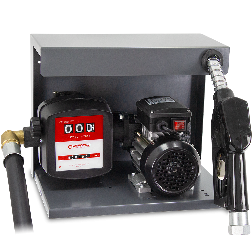 S-50 IRON 230V AC PUMP c/w MECHANICAL METER + UNIVERSAL SUPPORT ...